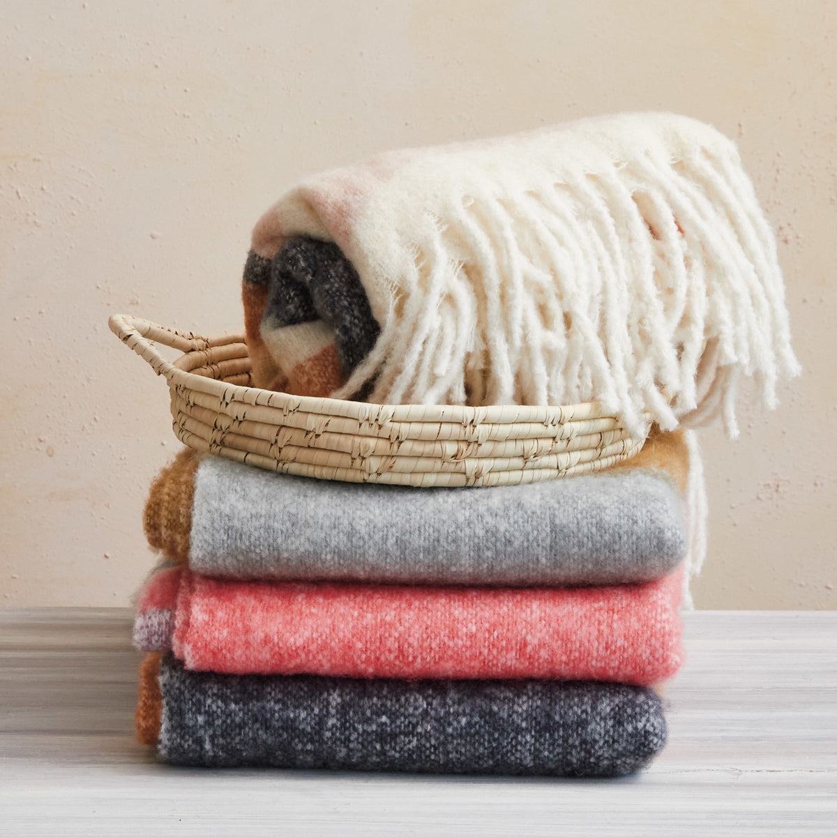 Blanket Collection – Rust & Cinder