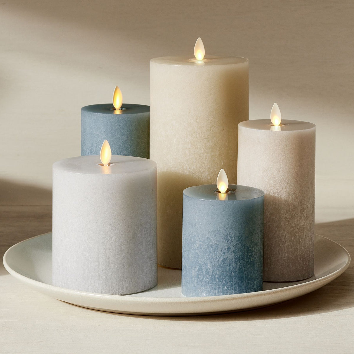 Flameless Candles – Rust & Cinder