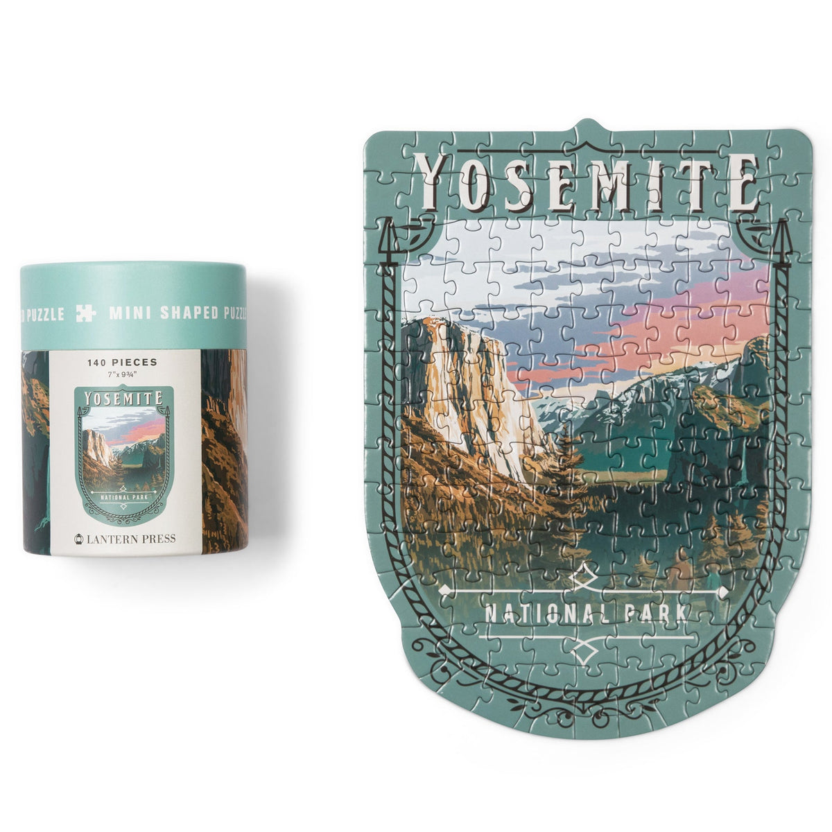 Protect Our National Parks Yosemite Mini Shaped Jigsaw Puzzle – Rust ...