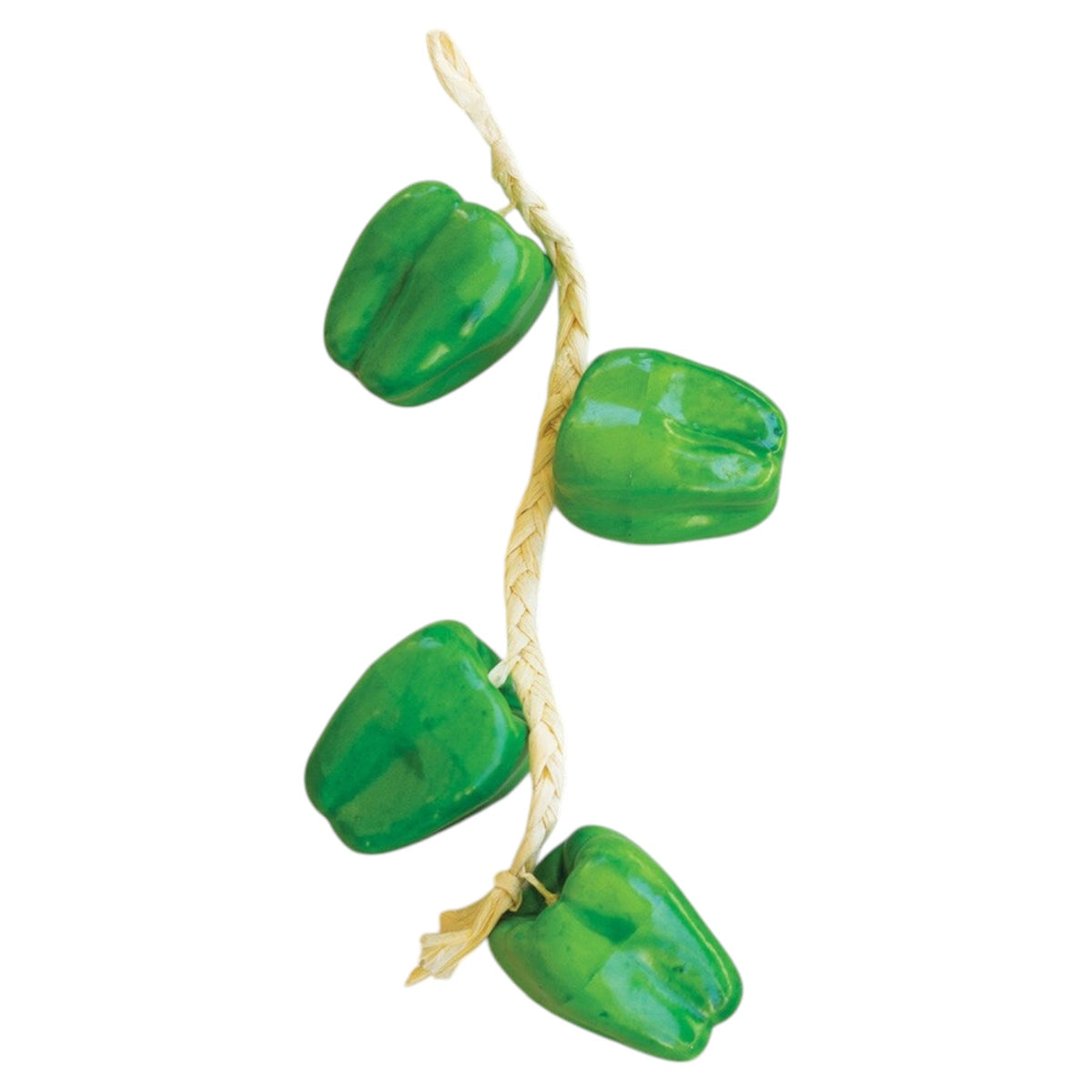 String of Artificial Green Bell Peppers – Rust & Cinder