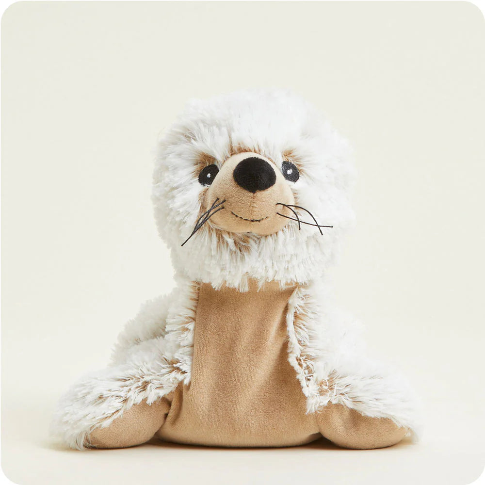 Seal Warmies Plush Animal – Rust & Cinder
