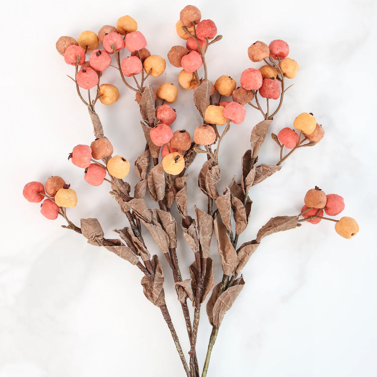 Yellow & Orange Berry Stem – Rust & Cinder