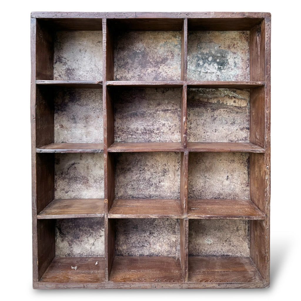 Vintage Wooden Cubby Hole Wall Fixture – Rust & Cinder