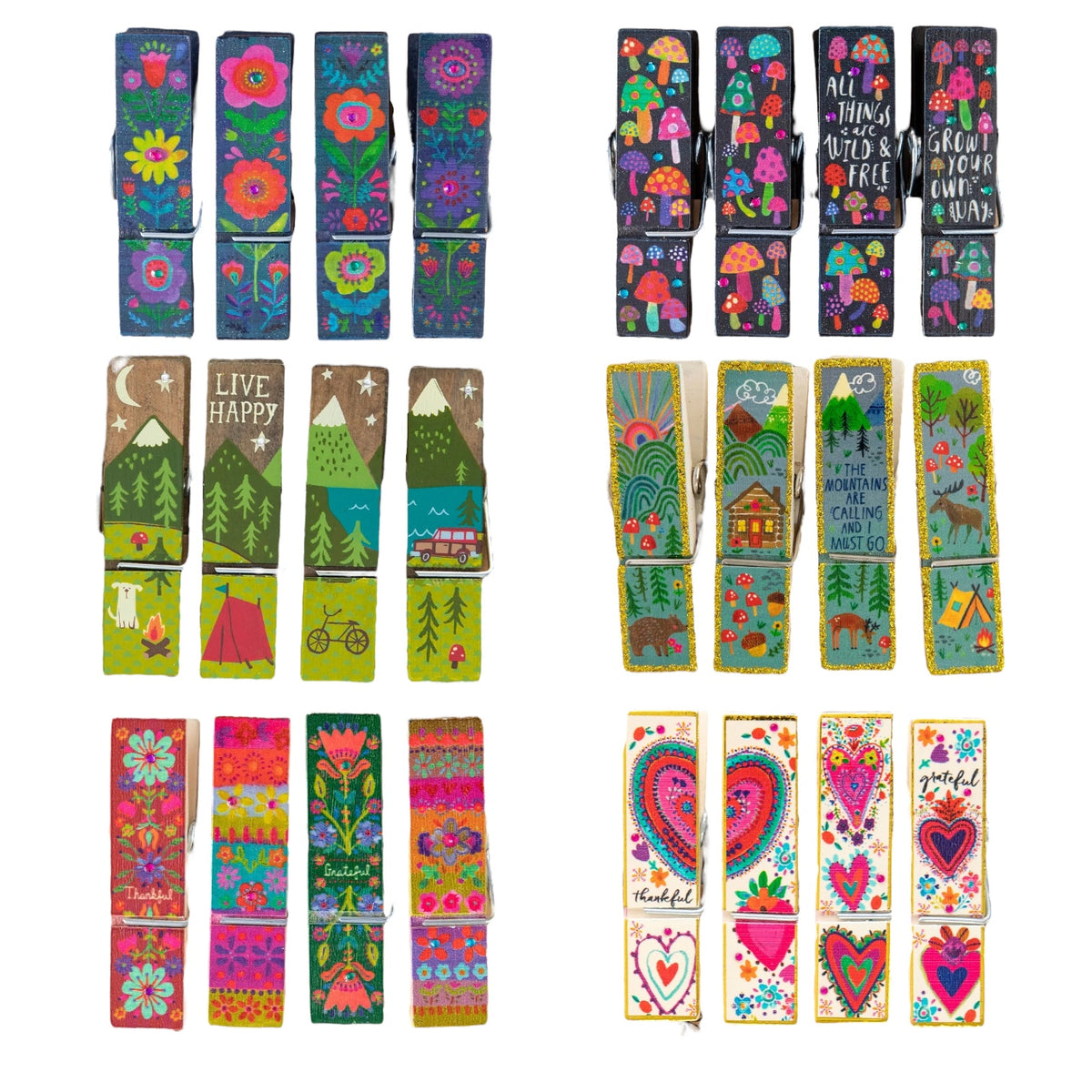 Happy Chip Clip Sets – Rust & Cinder