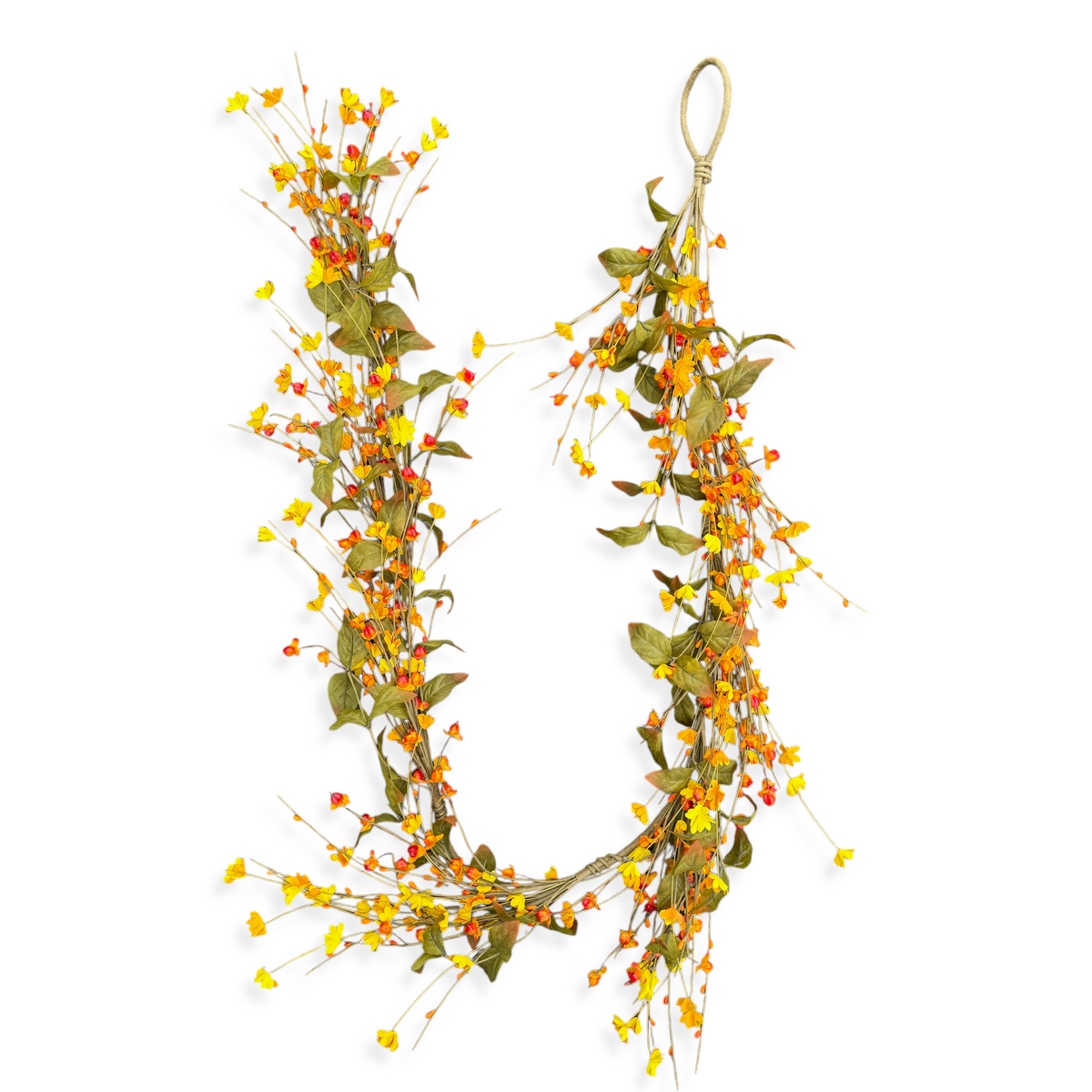 Yellow Wildflower Fall Foliage Garland – Rust & Cinder