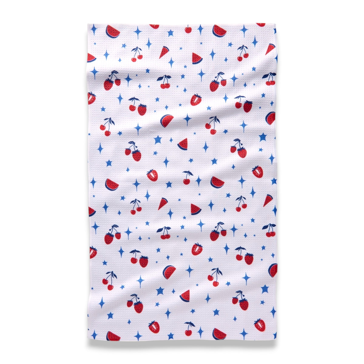 Fruit Sparkle Toss Geometry Tea Towel – Rust & Cinder