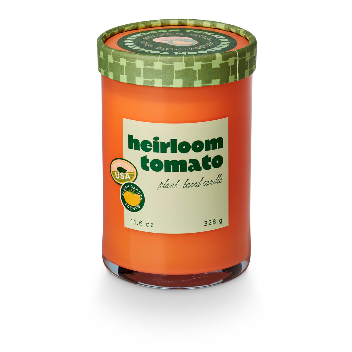 Heirloom Tomato Farmers Market Glass Candle – Rust & Cinder